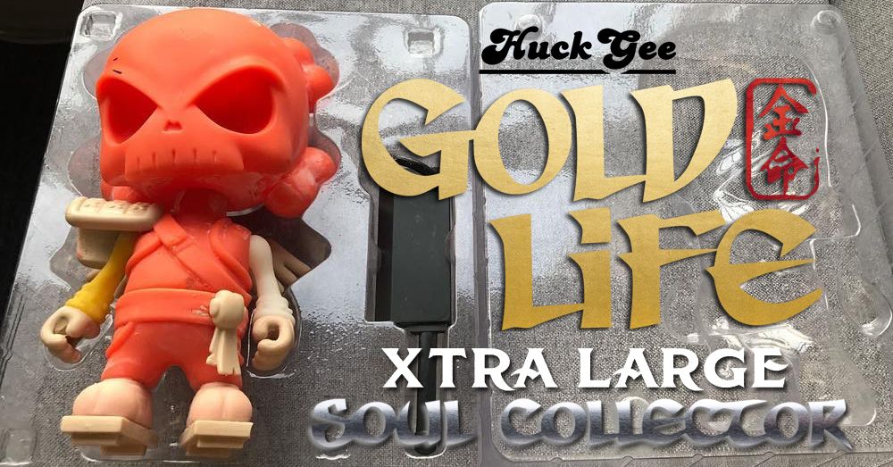 Huck Gee's "Gold Life: XL Soul Collector" from Mighty Jaxx?!? - SpankyStokes.com | Designer Toy ...